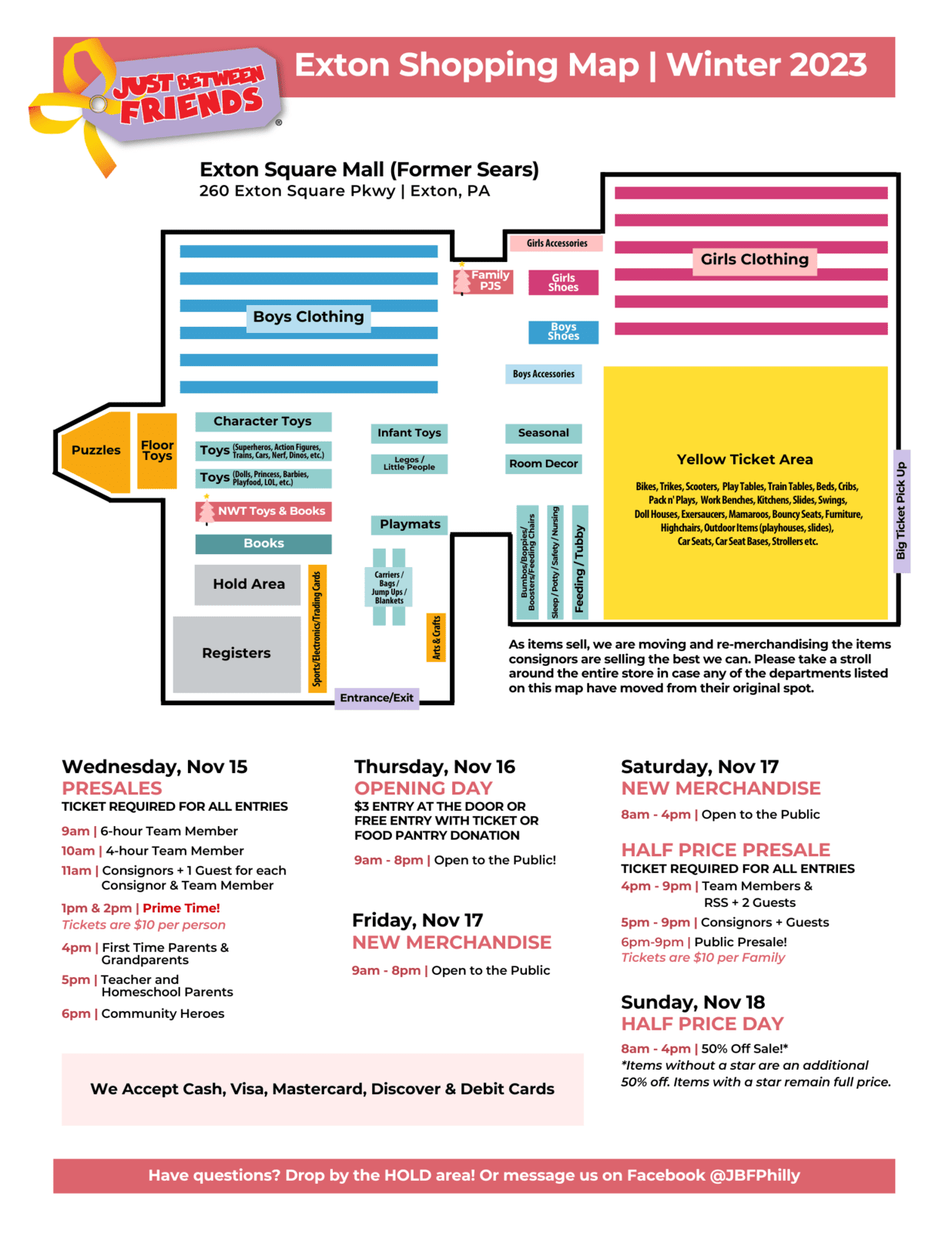 JBF Oaks Western Mainline WAYS TO SHOP